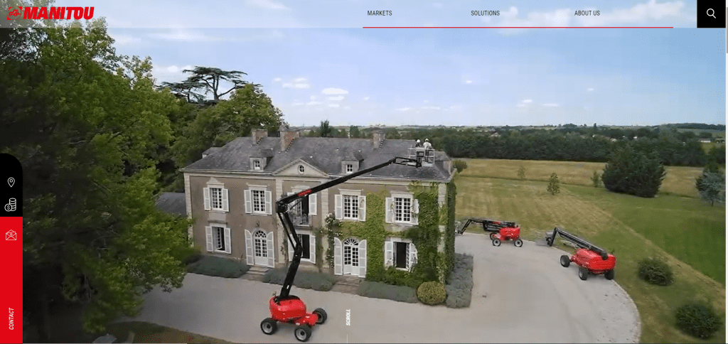 New website launch www.manitou.com - Manitou Group